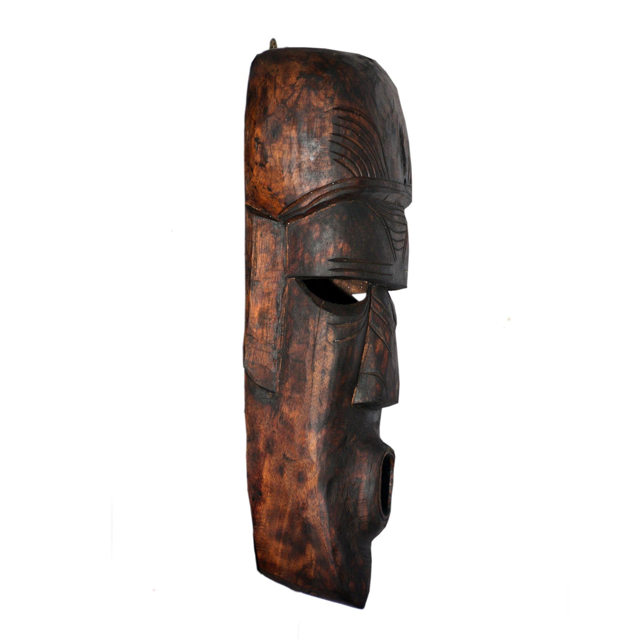 Tribal Savant Wooden Gambhira Wall Mask — TVAMI