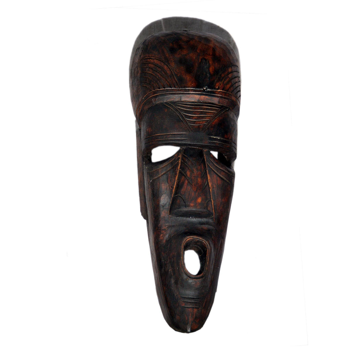 Tribal Savant Wooden Gambhira Wall Mask — TVAMI