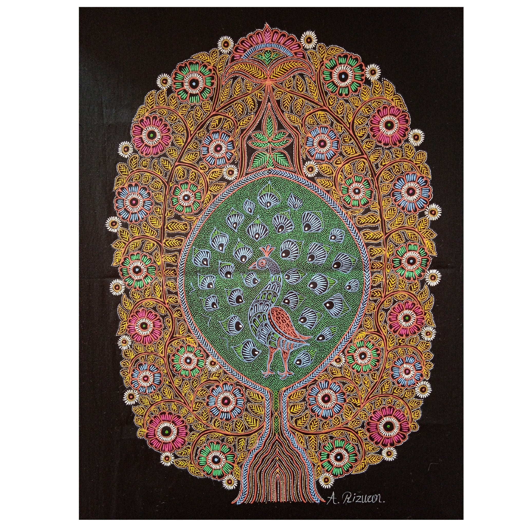 Buy rogan art handcrafted fabric painting and wall hanging online — TVAMI